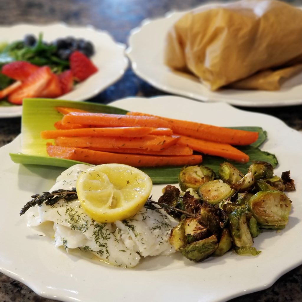 Paleo AIP Dilled Cod and Carrots in Parchment - Chris-Rachael Oseland ...